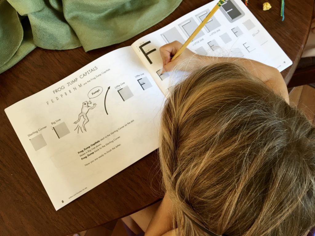 Our Homeschool Kindergarten Curriculum - Becca Garber